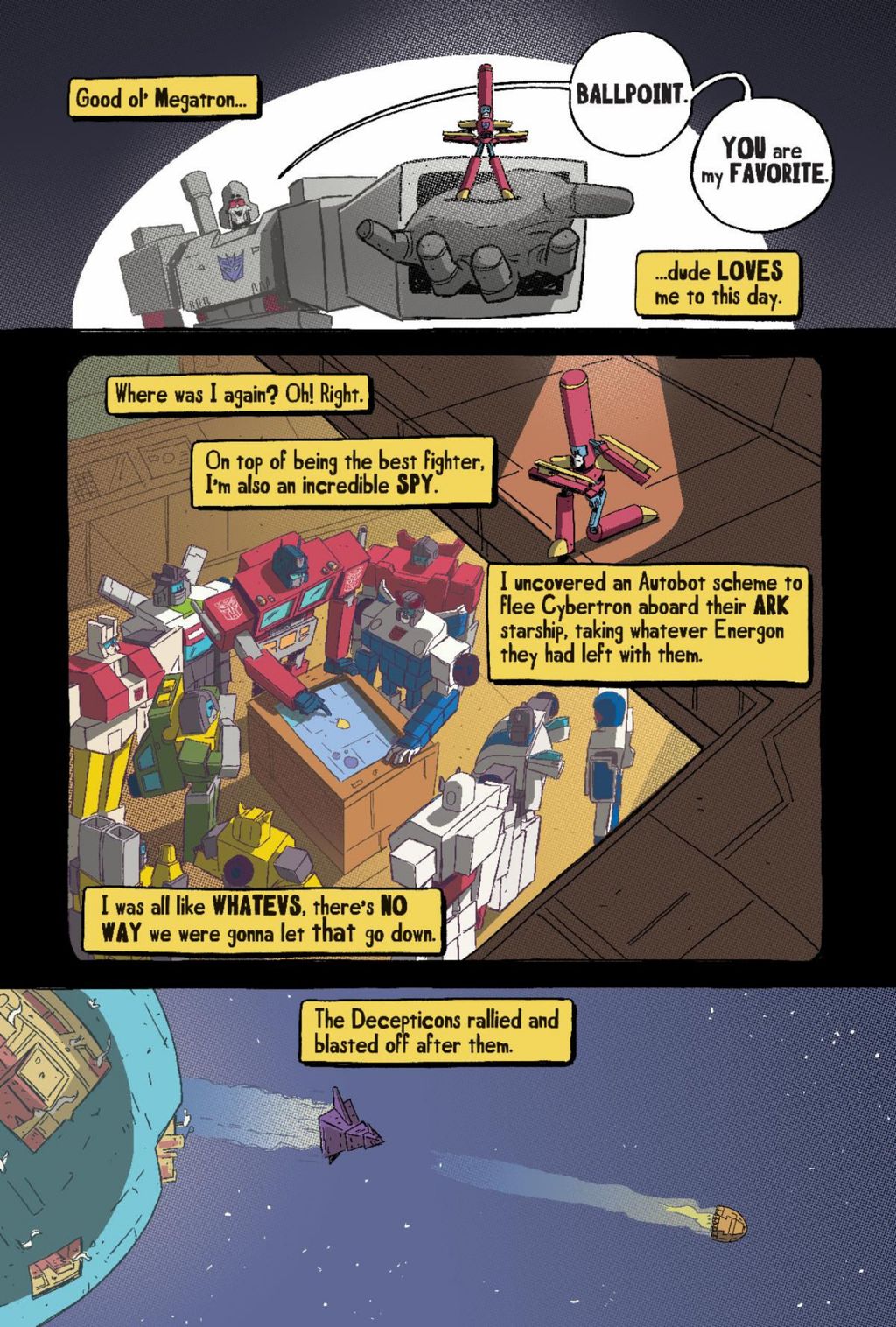 Meet the worst Transformer ever, a Decepticon named Ballpoint who turns ...