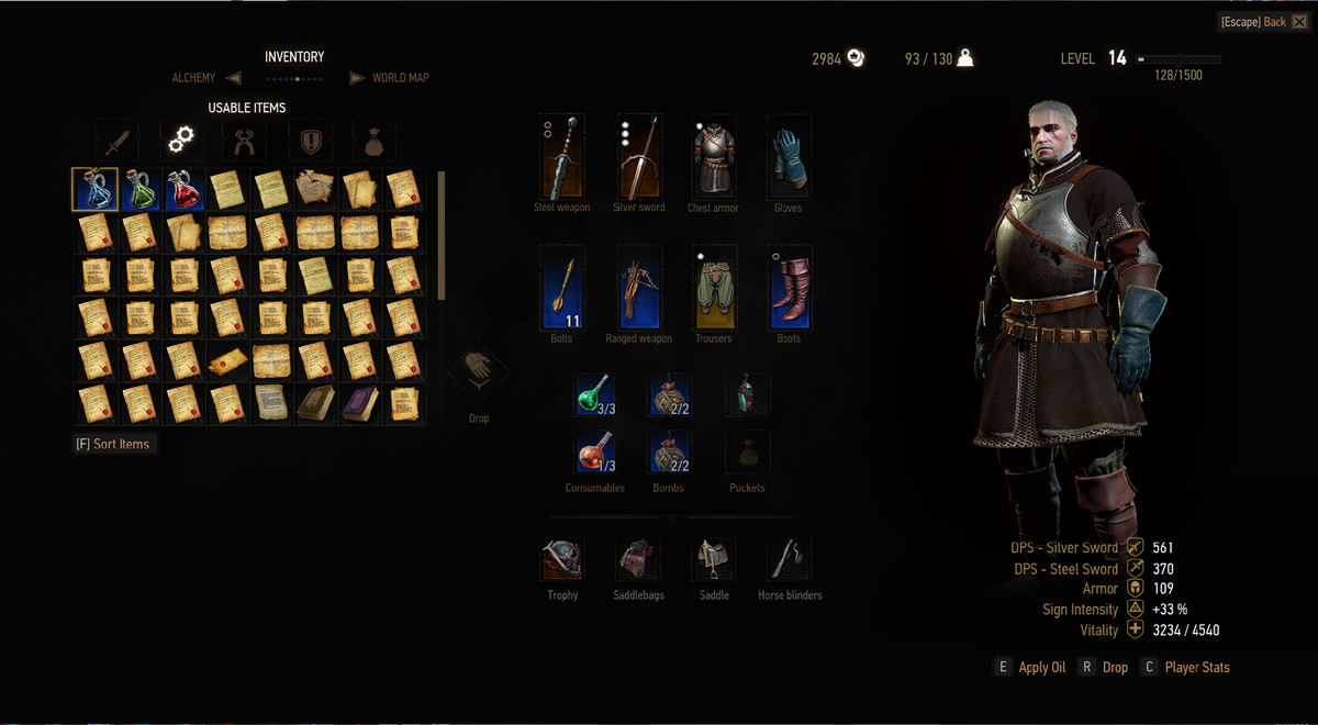 Patch 1.07 For 'The Witcher 3' Includes Stash Locations, Inventory ...