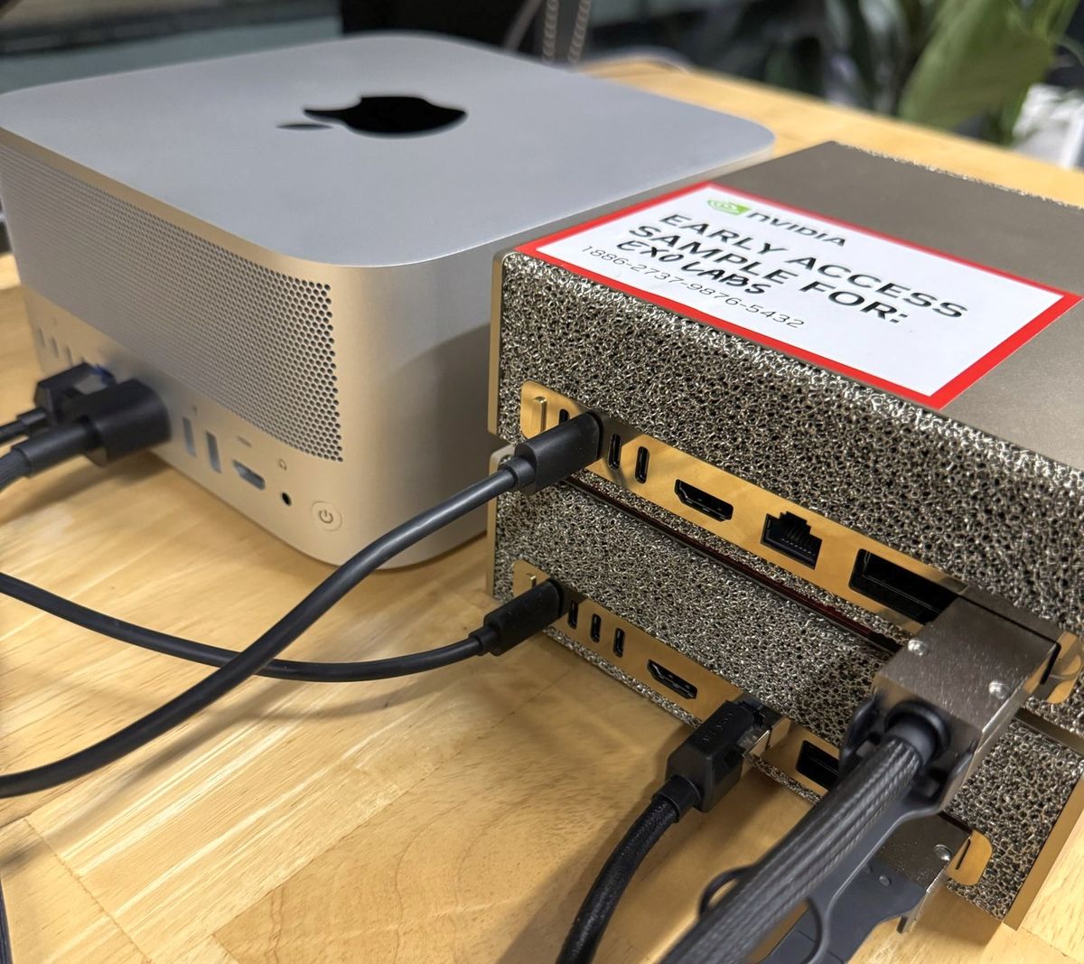 Two Nvidia DGX Spark systems fused with M3 Ultra Mac Studio to deliver ...