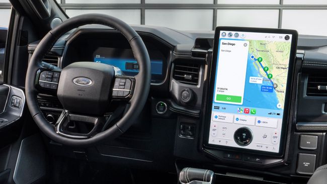 Ford F-150 drivers gain Apple Maps integration for easier EV charger ...