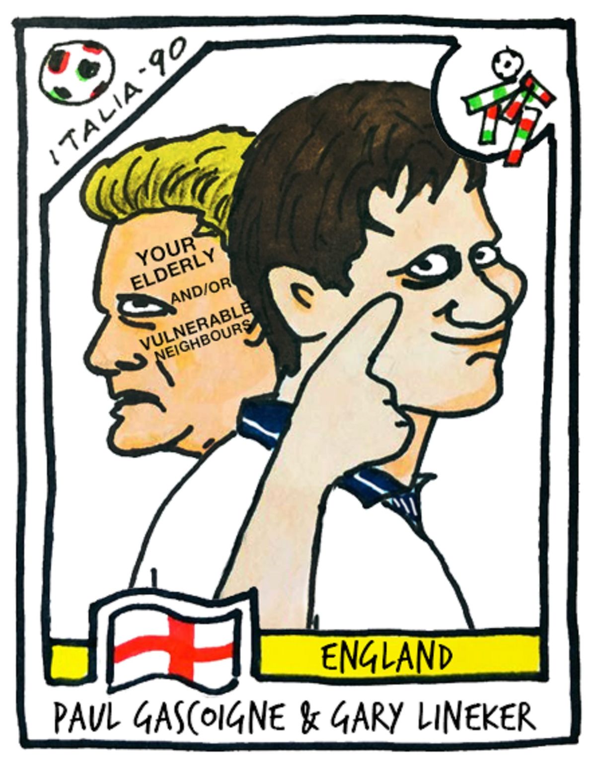 Italia 90 football memes encourage responsible coronavirus behaviour ...