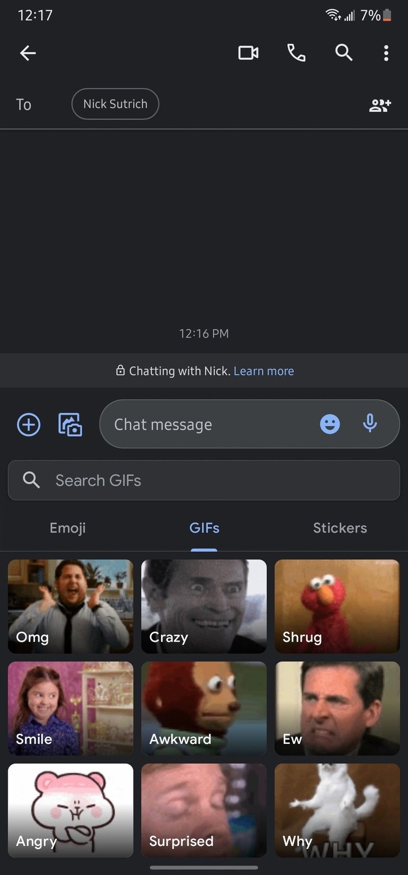 New emoji menu in Google Messages makes it easy to access GIFs and ...