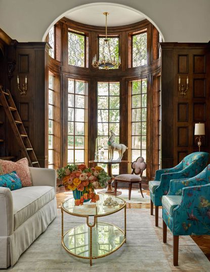 Bright, bold patterns have updated this traditional home | Homes & Gardens