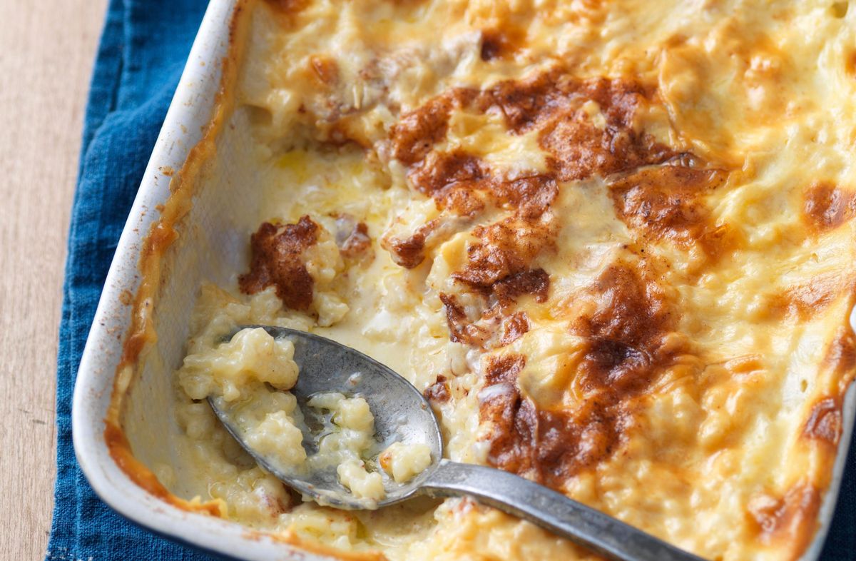 Clotted cream rice pudding | British Recipes | GoodtoKnow