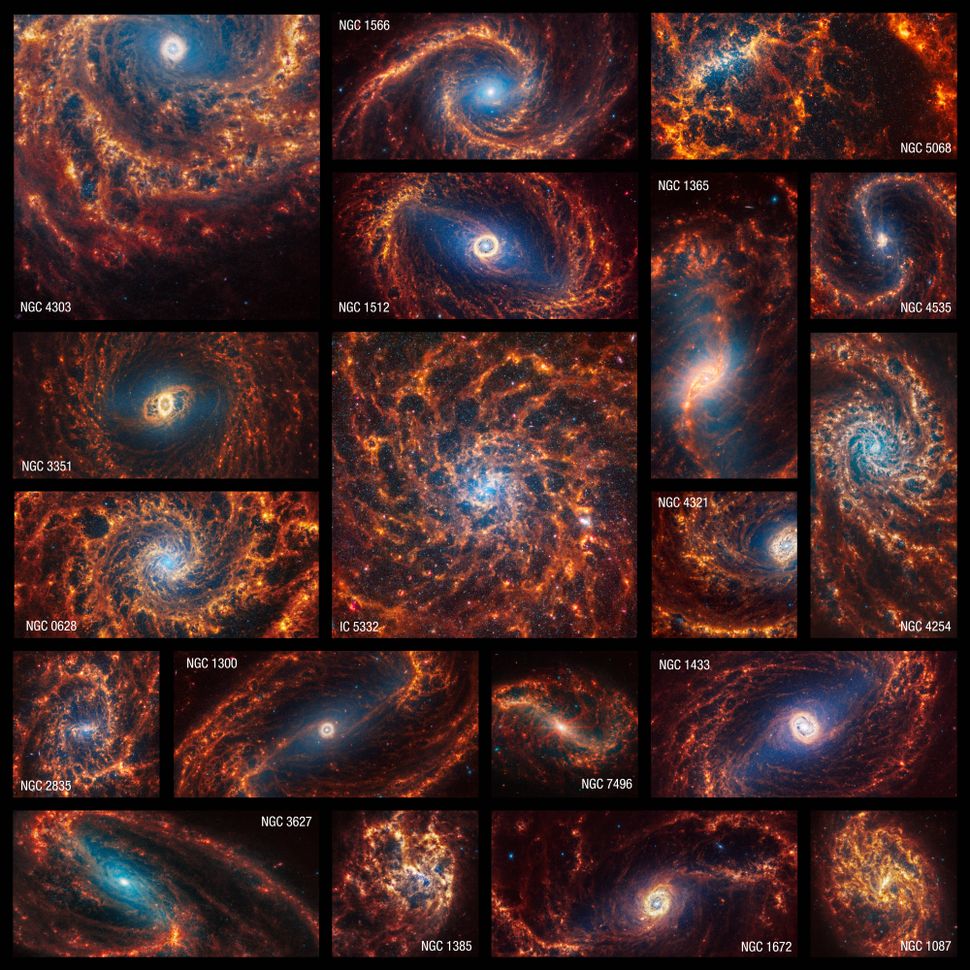 'Mind-blowing' James Webb telescope images reveal 19 spiral galaxies in ...