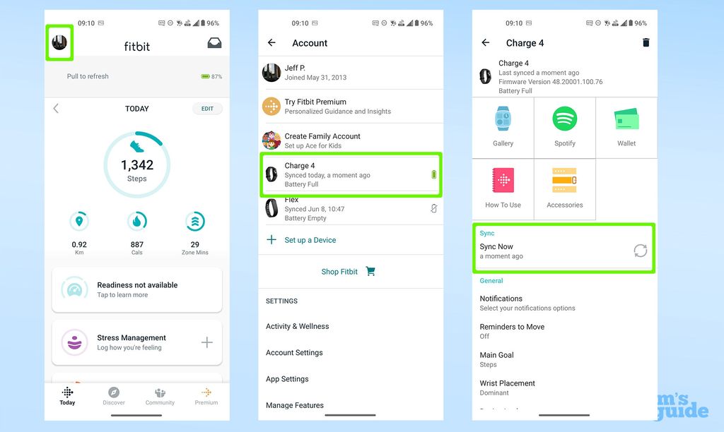 How to sync Fitbit with an Android phone | Tom's Guide