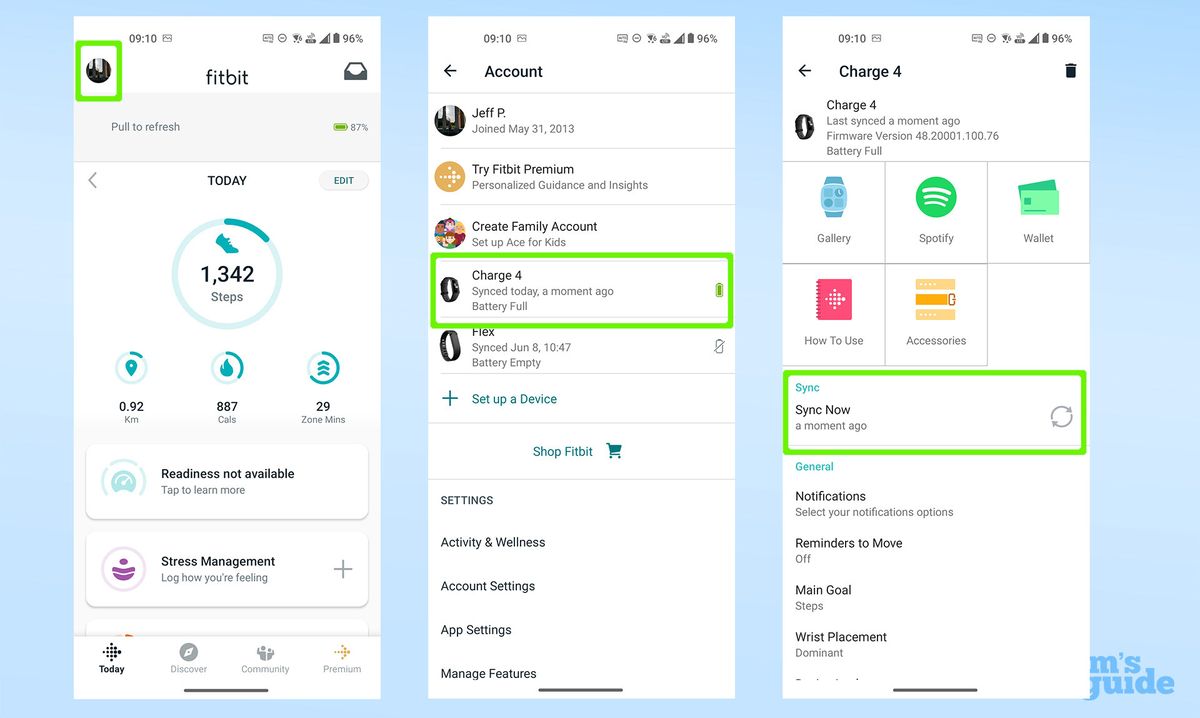 How to sync Fitbit with an Android phone | Tom's Guide