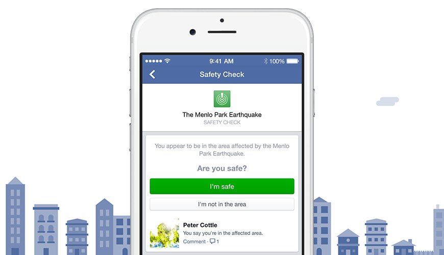 Facebook's 'Safety Check' lets you tell friends you're safe during a ...