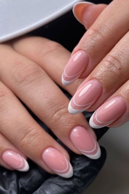 Duo French Tip Nails Are the Chic Alternative to the Classic | Who What ...