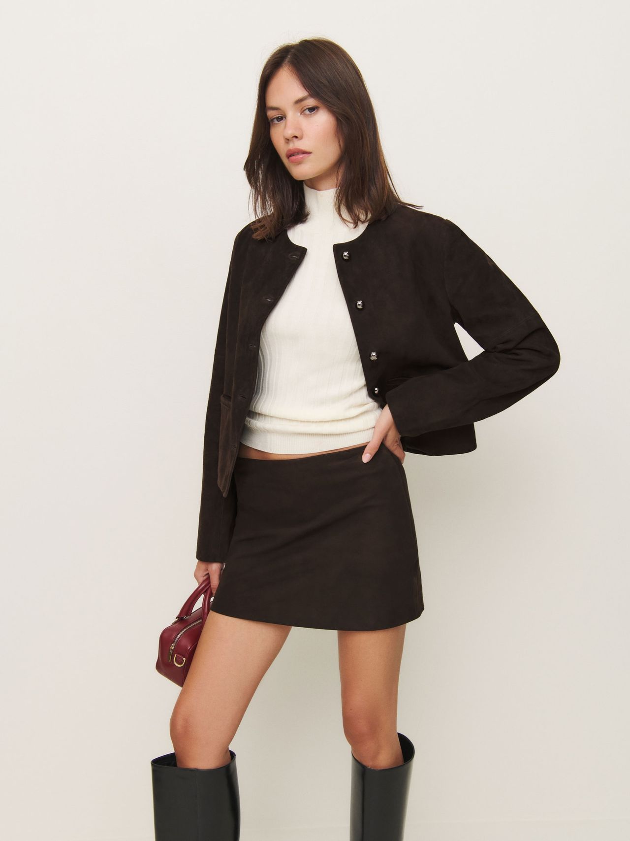 See and Shop the Fall/Winter 2024 Suede Fashion Trend | Who What Wear