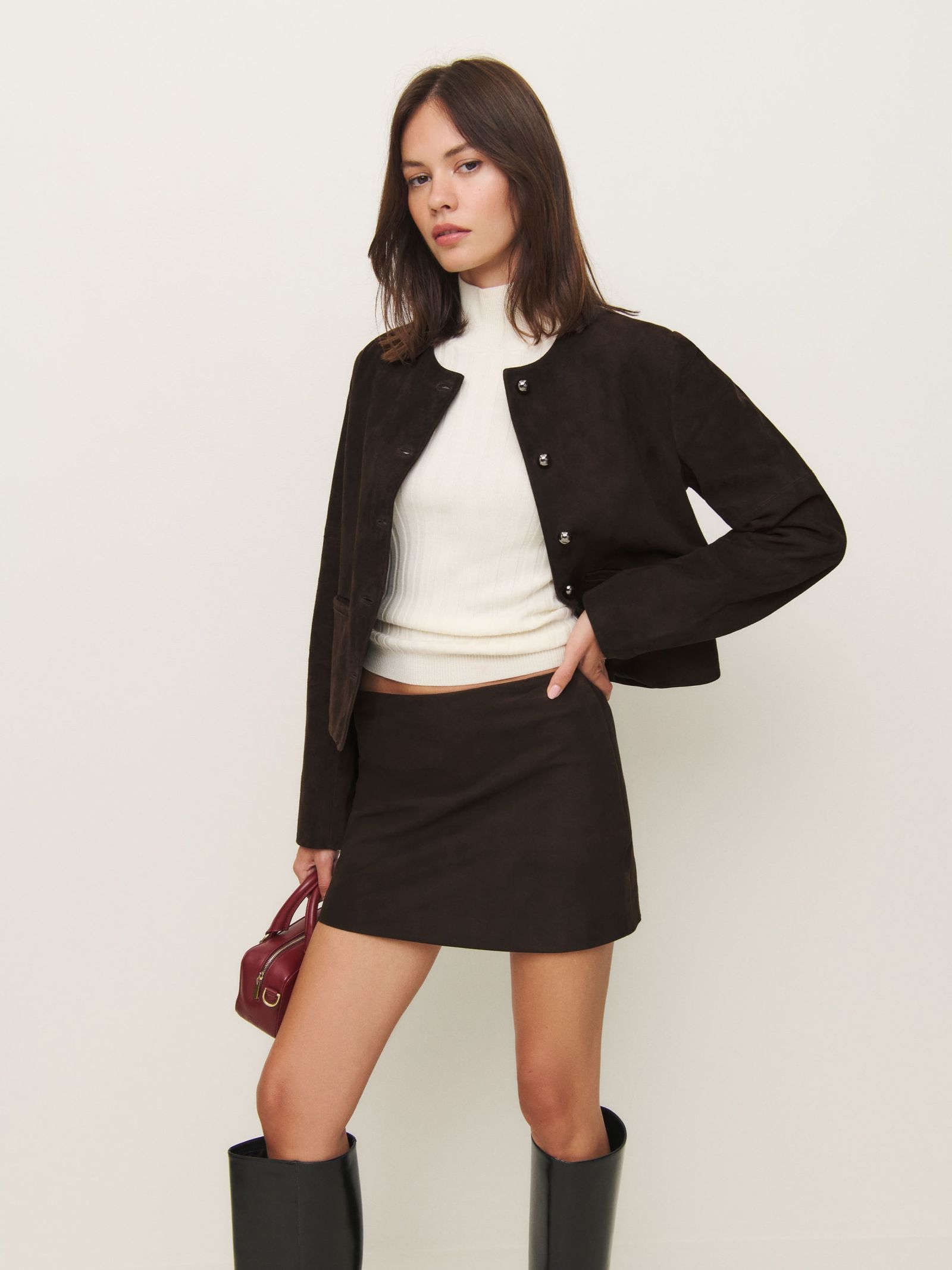 See and Shop the Fall/Winter 2024 Suede Fashion Trend | Who What Wear