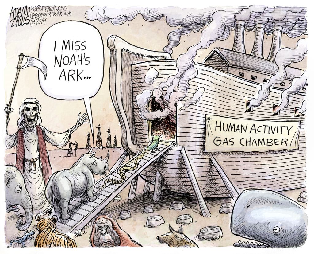 Editorial Cartoon World Endangered species ark | The Week