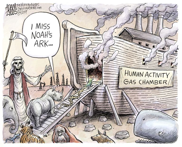 Editorial Cartoon World Endangered species ark | The Week