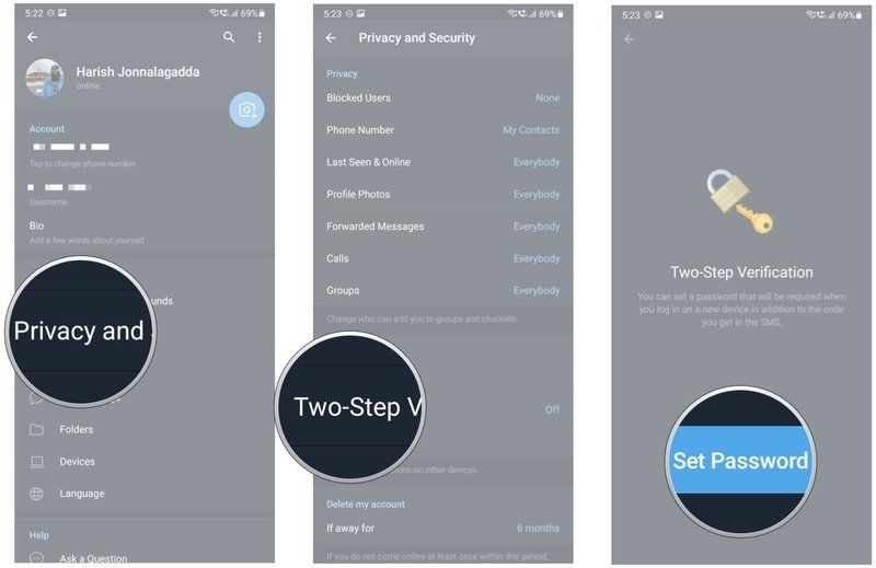 How to activate two-factor authentication on Telegram | Android Central