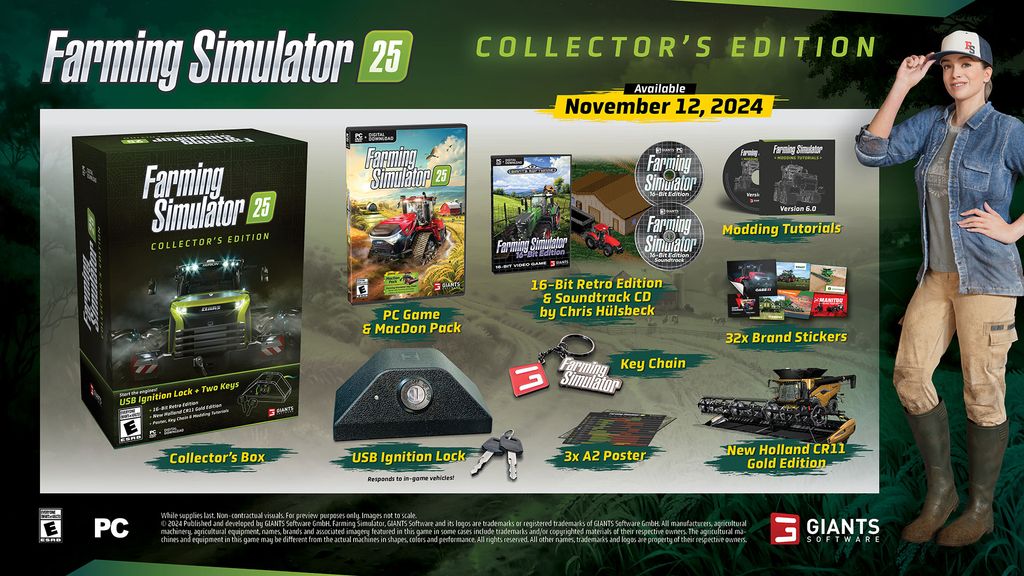 Farming Simulator 25 announced, with a collector's edition that ...