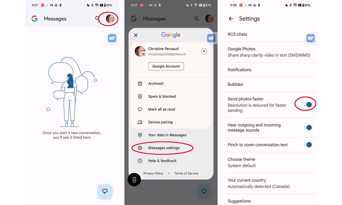 First things to do with Google Messages | Android Central