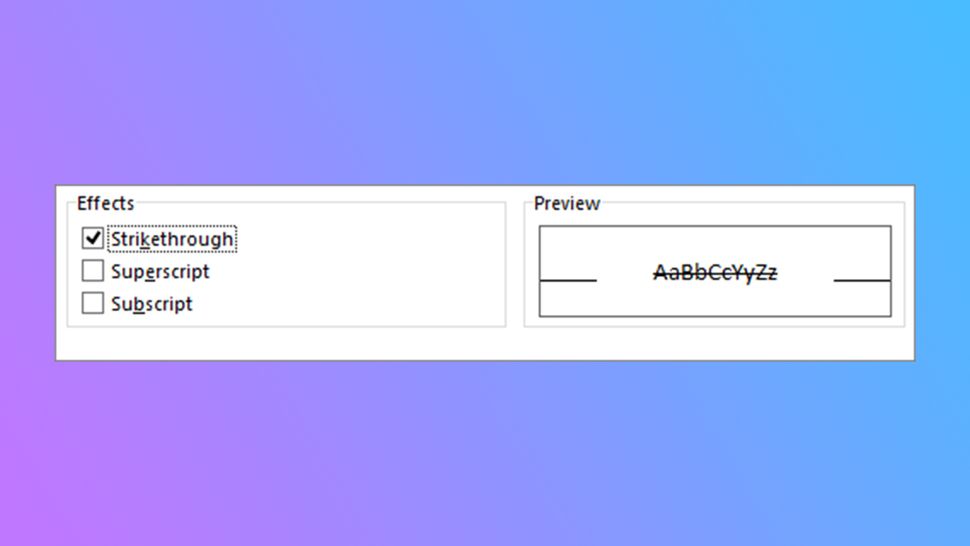 How to strikethrough in Excel | Laptop Mag
