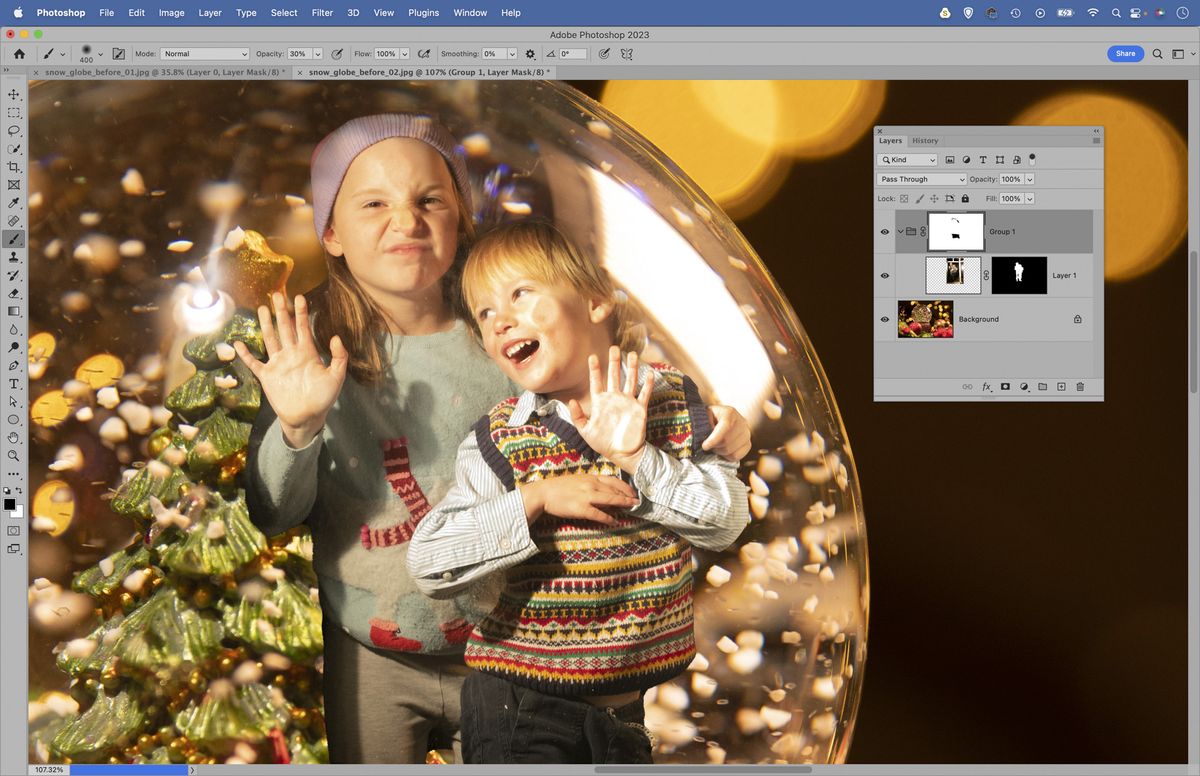 Create a fun snow globe composite in Photoshop this Christmas with ...