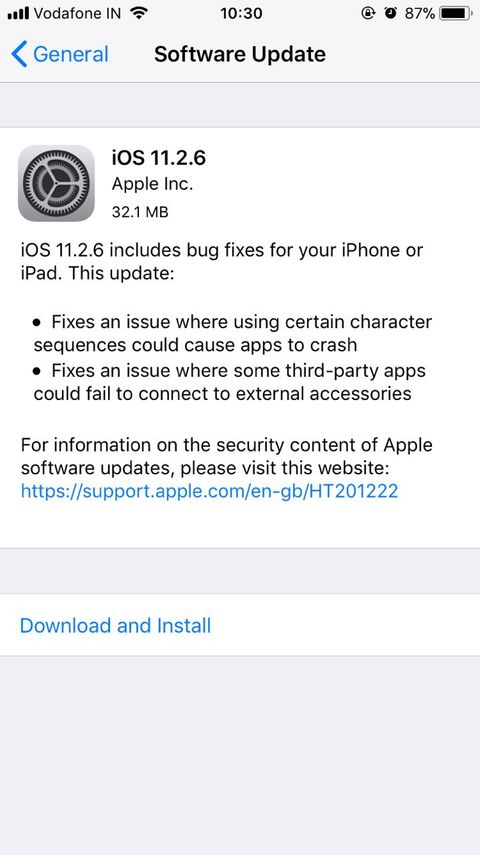 Apple rolls out iOS 11.2.6 update for the iPhone, iPad and iPod Touch ...
