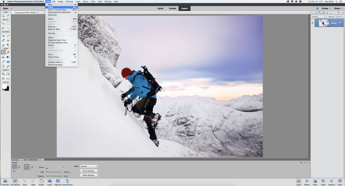 Let it snow! Make snowy scenes with free Photoshop snow brush | Digital ...
