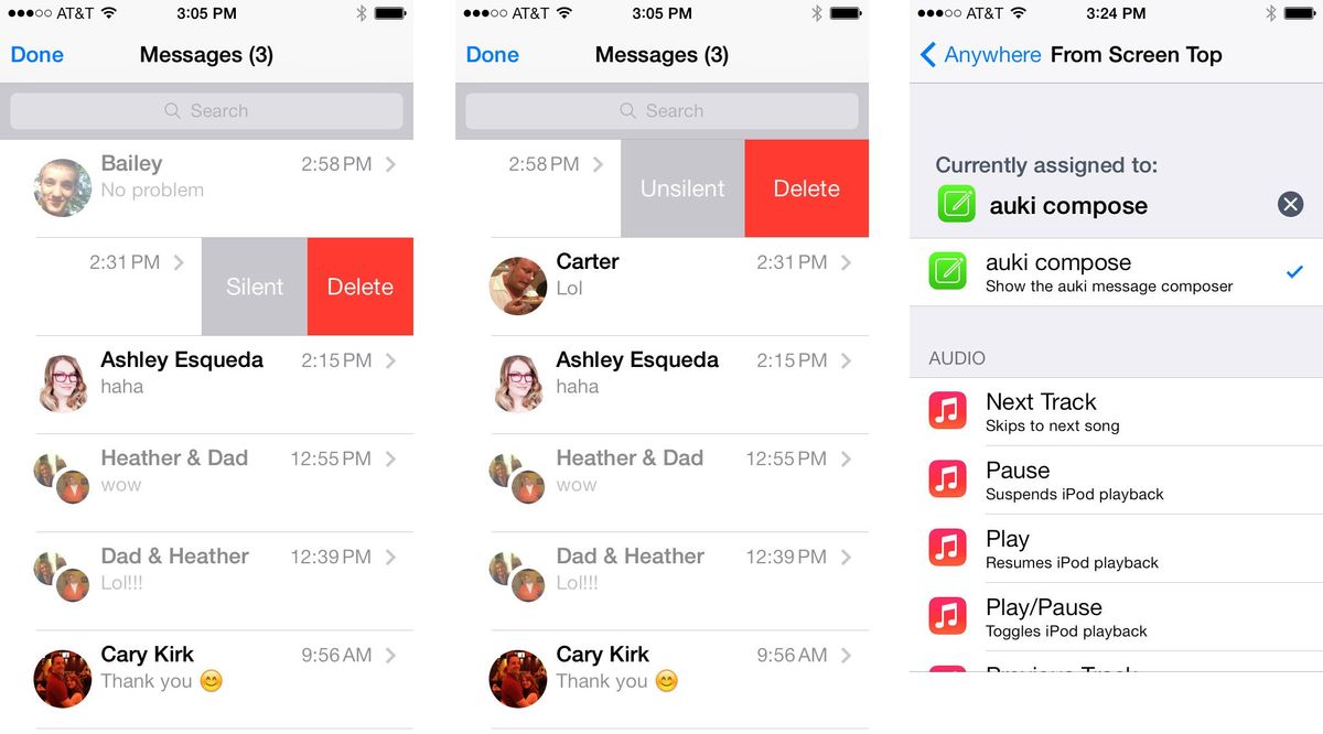 auki for iPhone review: iOS 7 quick reply the way Apple should do it | iMore