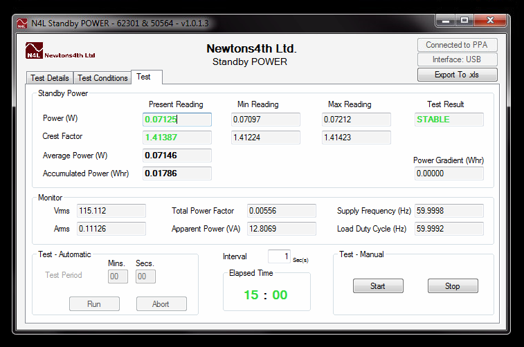 Standby Power Consumption