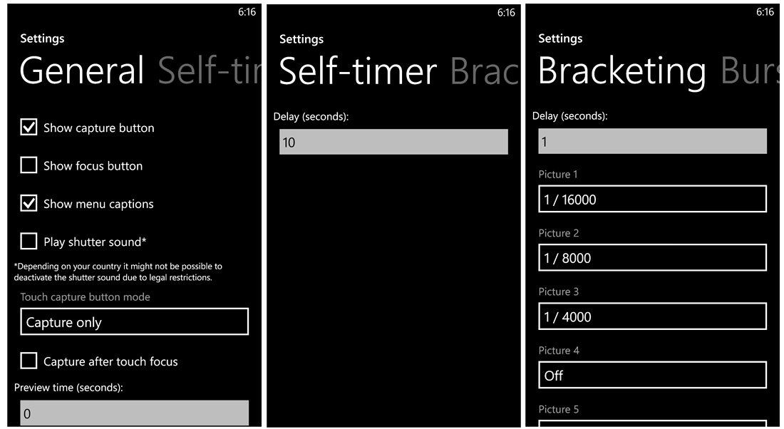 CameraPro for Windows Phone 8, satisfying the control freak in all of ...