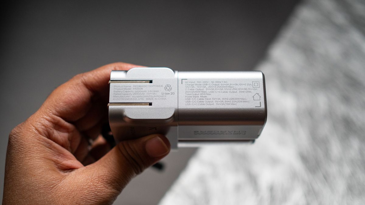 Redmagic's 5,000mAh power bank doubles as a 65W GaN charger | Android ...