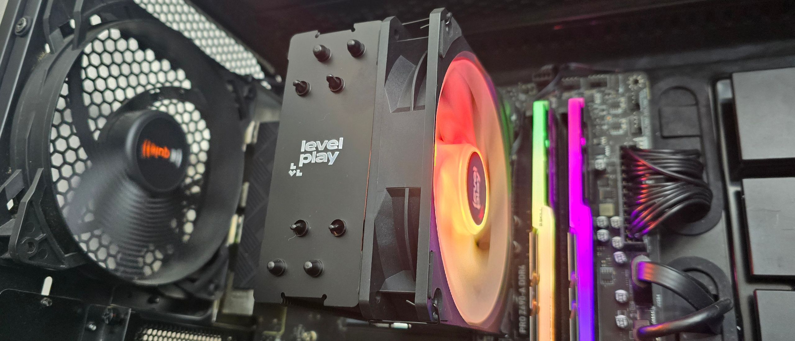Levelplay Combat Air CA4 CPU Cooler Review: Quietly delivering ...
