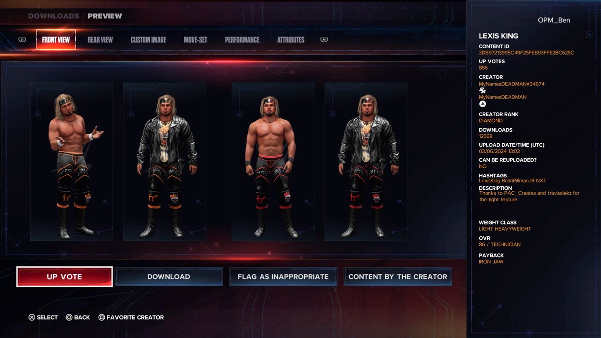 The best WWE 2K24 CAWs for you to download right now | GamesRadar+