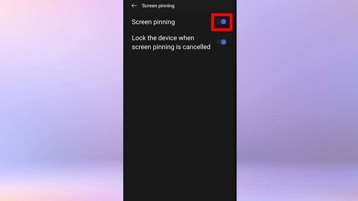 How to set up screen pinning on Android | Tom's Guide