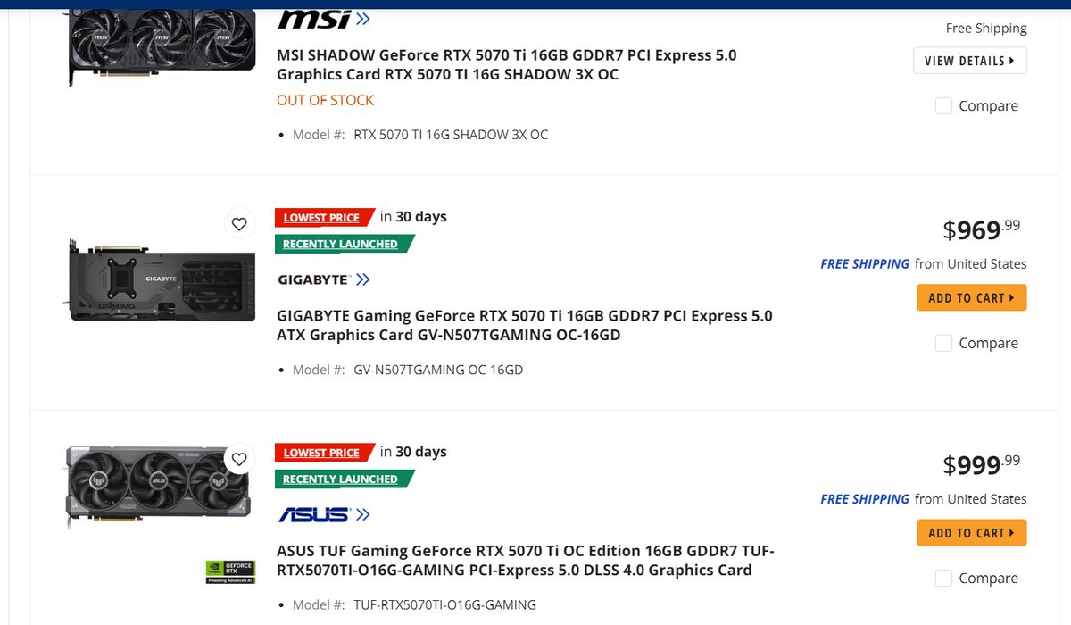 Nvidia RTX 5070 Ti launch day live: All the retail links to RTX 5070 Ti ...