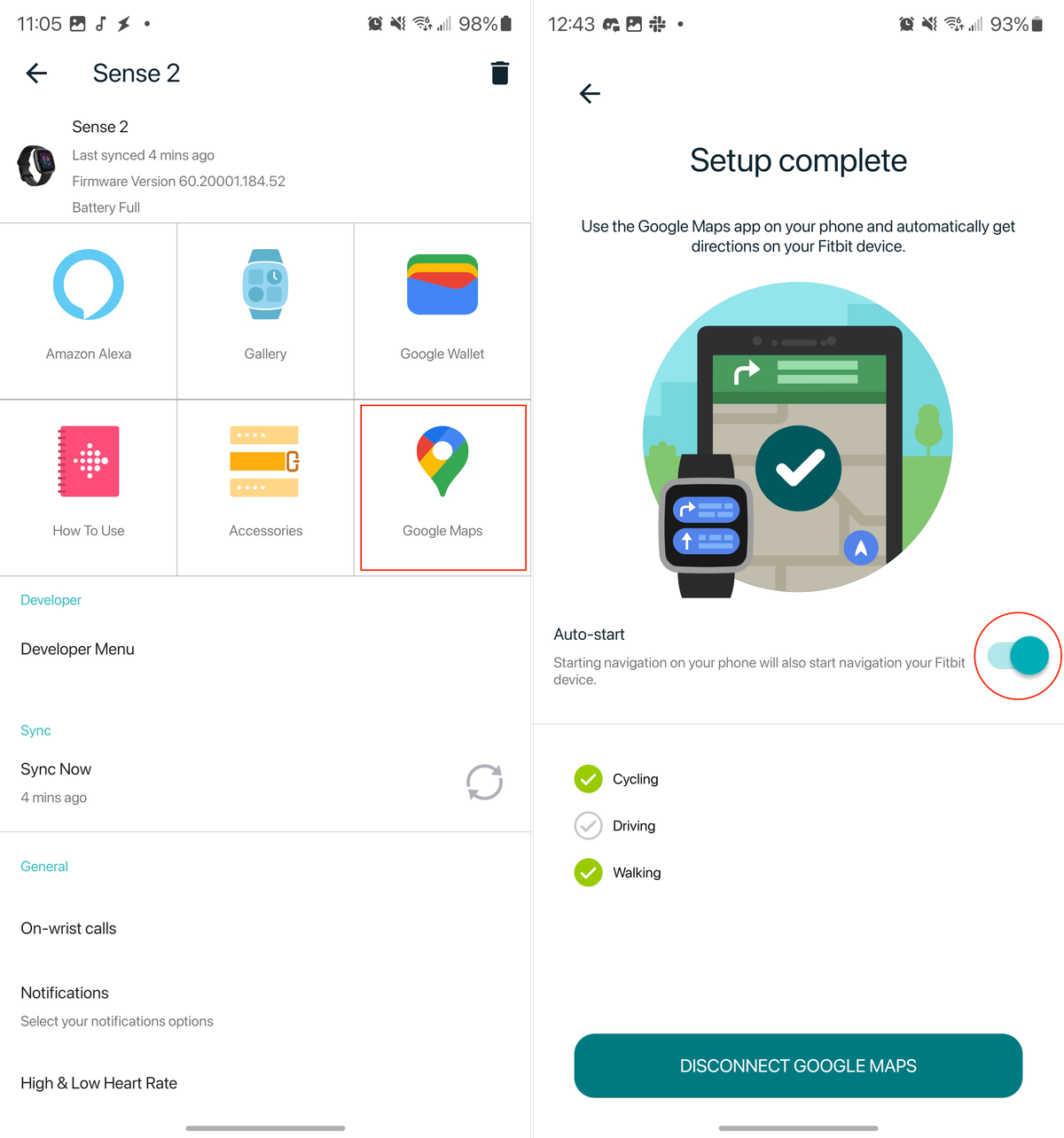 How to use Google Maps on Fitbit Sense 2 and Versa 4 | Android Central