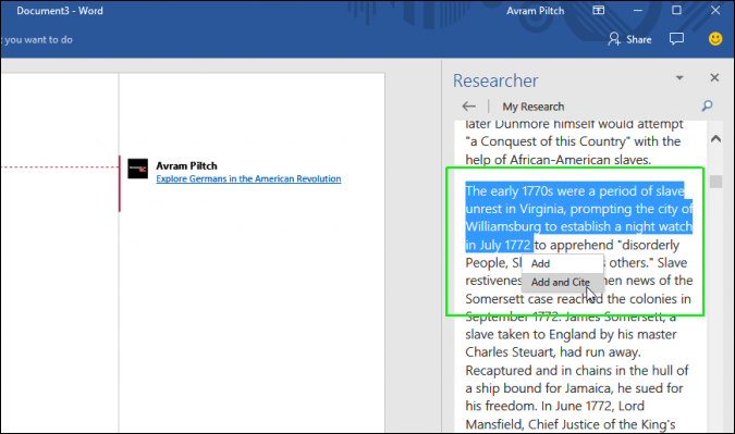 How to Use Word 2016's Researcher Feature | Laptop Mag