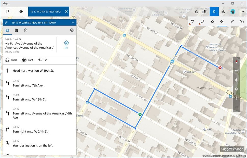 How to use Windows Ink on the Maps app on Windows 10 | Windows Central