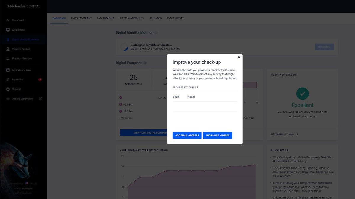 Bitdefender Digital Identity Protection review | Tom's Guide