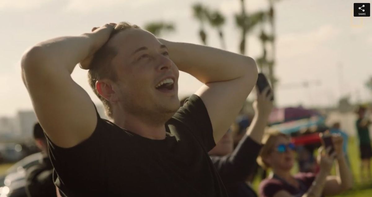 Watch Elon Musk React To Falcon Heavy Launch In Exclusive National