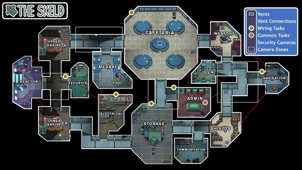 Among Us maps - learn your way around each level as a crewmate or ...