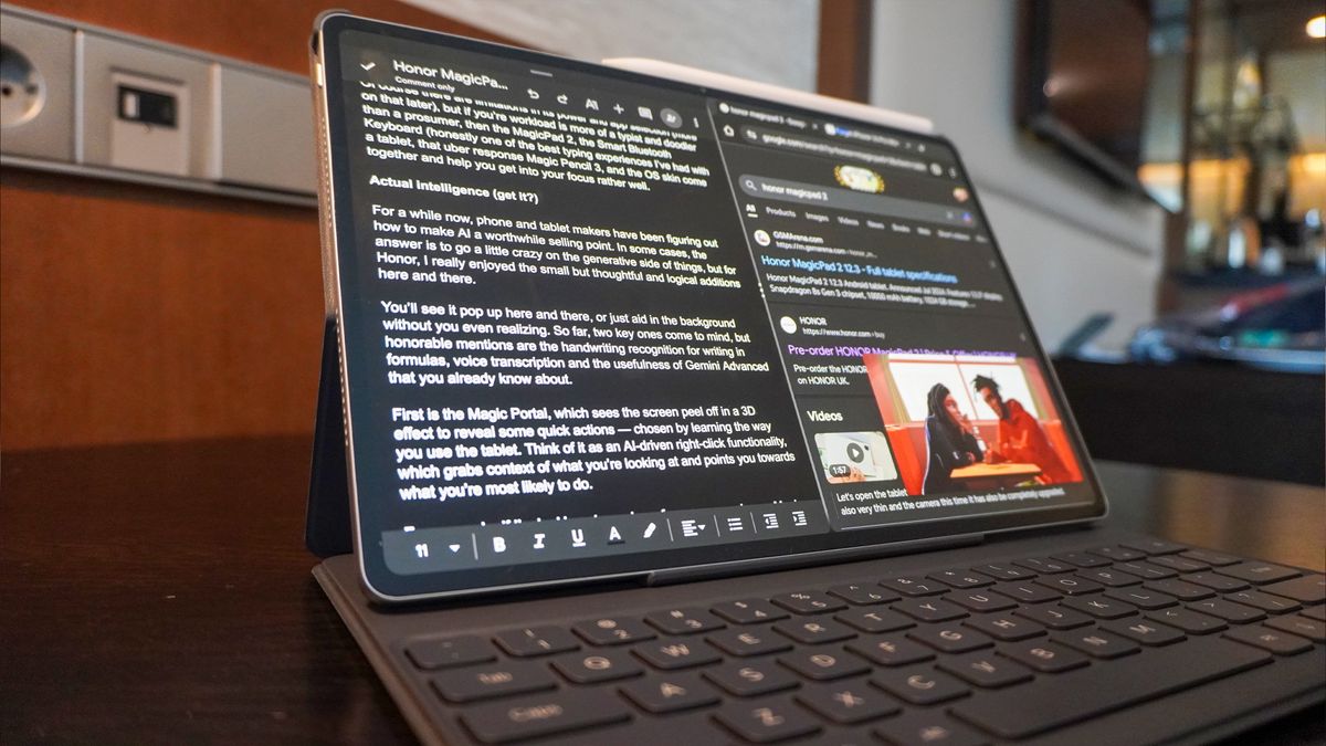Honor MagicPad 2 review: an iPad Pro-beating OLED display at a fraction ...