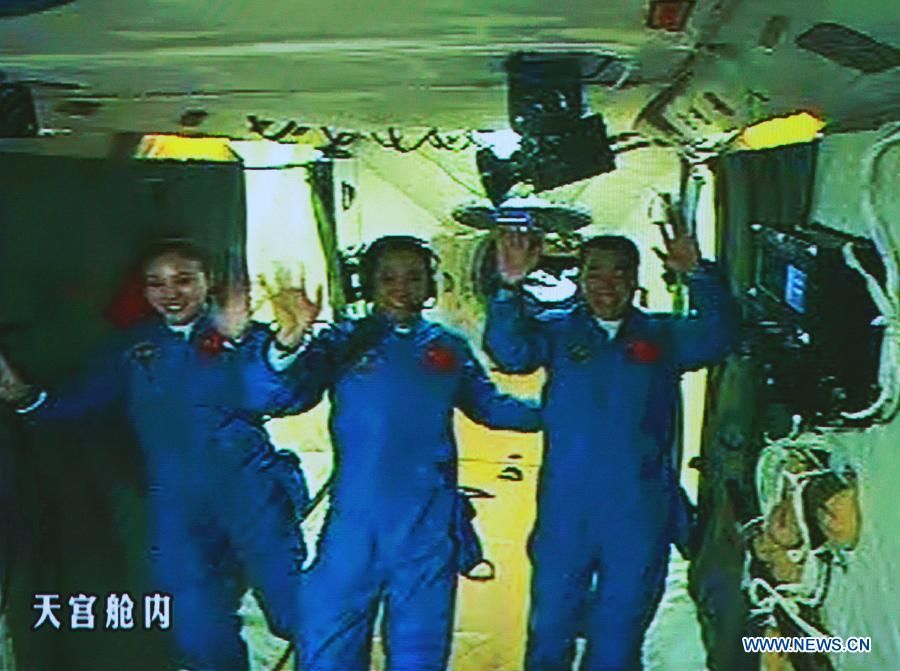 Three Chinese Astronauts Dock to Nation's Space Station | Space
