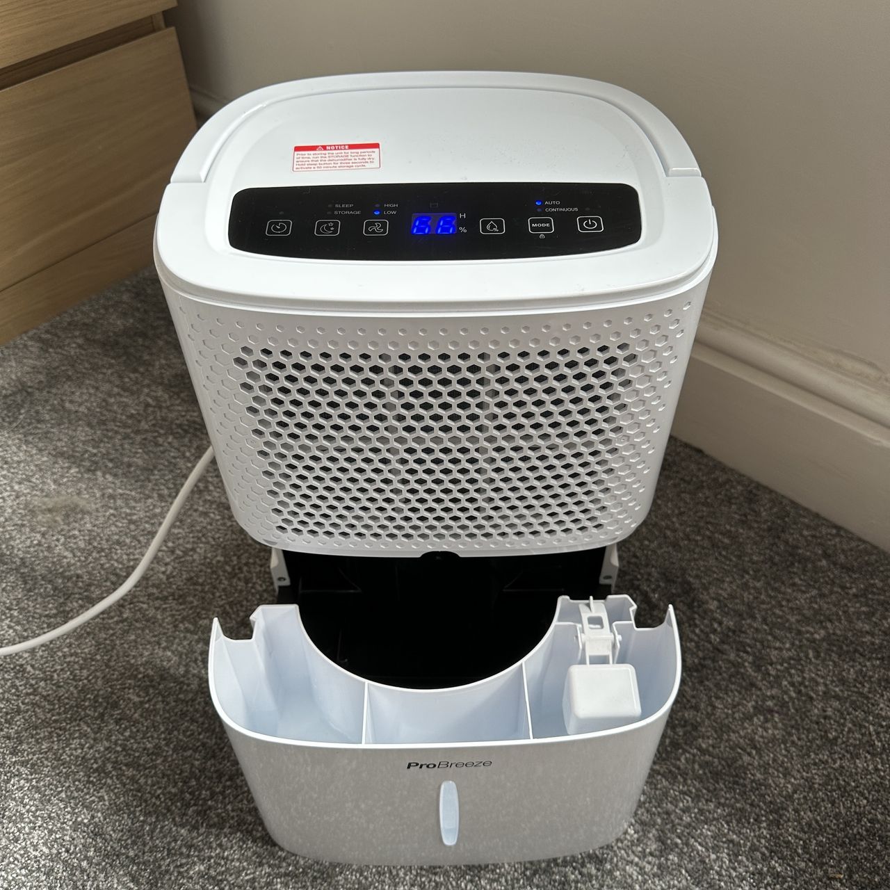 Pro Breeze 12L Low Energy Dehumidifier review | Ideal Home