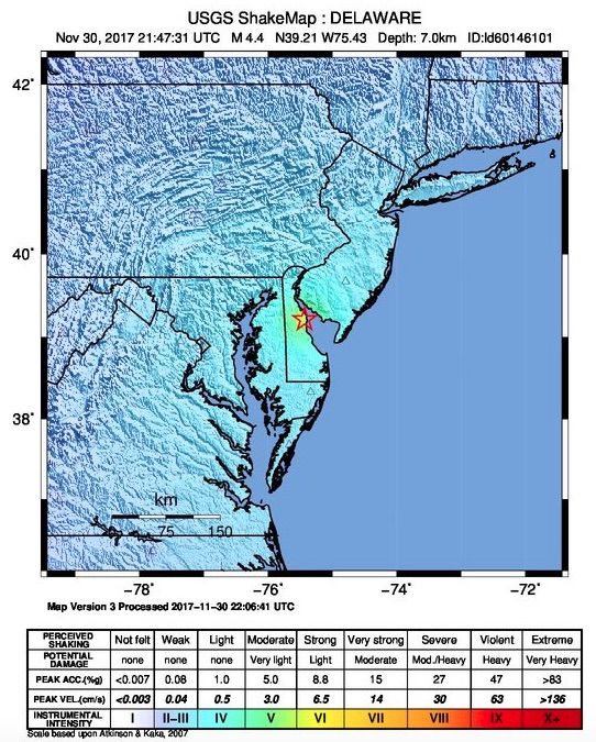 A Magnitude-4.1 Earthquake Just Hit Delaware | Live Science