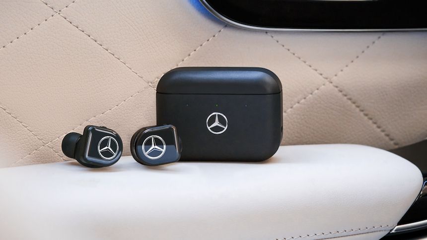 These luxury Mercedes headphones look like you're in an F1 crew – and I ...