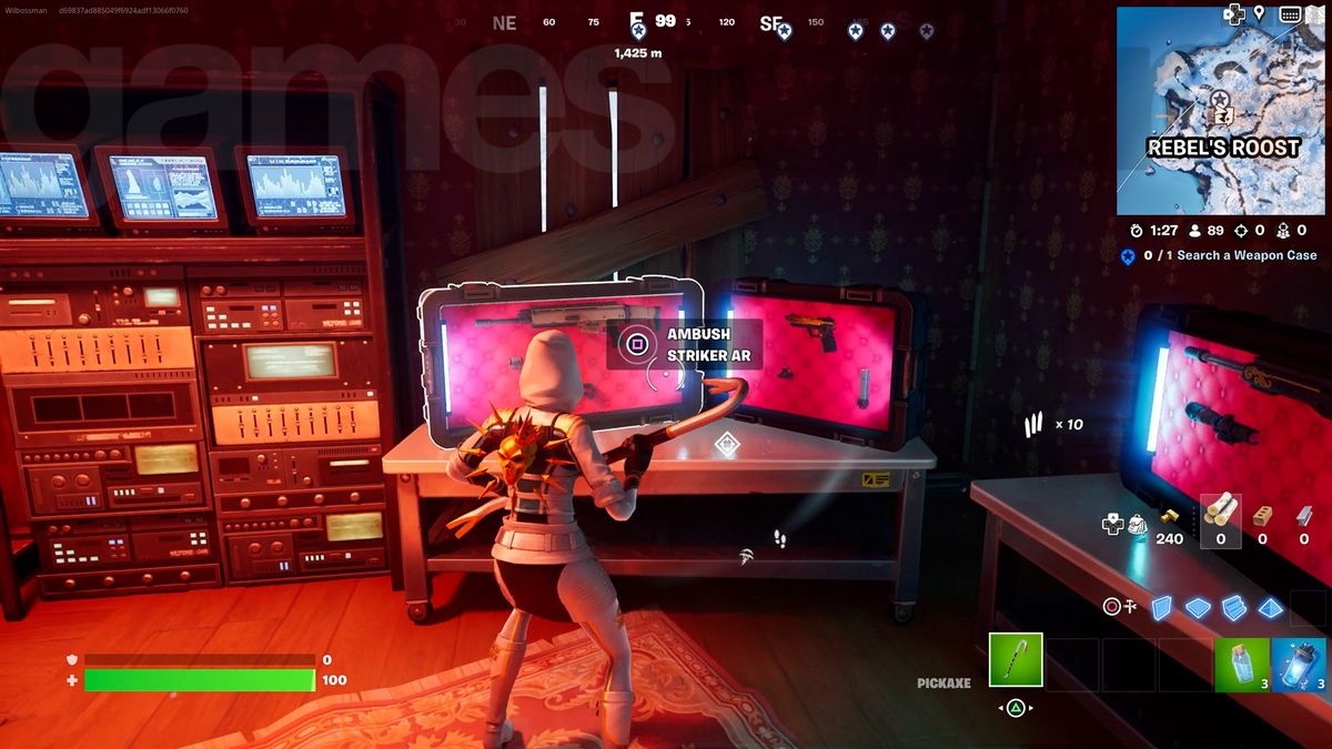 Fortnite Weapon Case: Where to find and search them | GamesRadar+