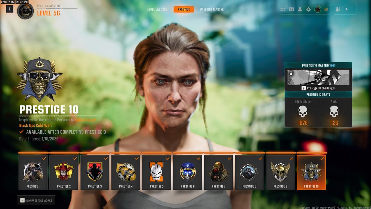 What happens when you reach Black Ops 6 Prestige Master? | Windows Central