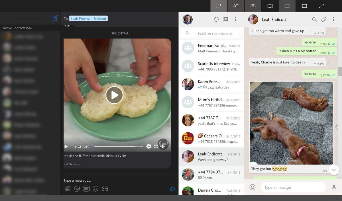 Messenger 10 [Windows 10 Review]: Facebook Messenger & WhatsApp ...