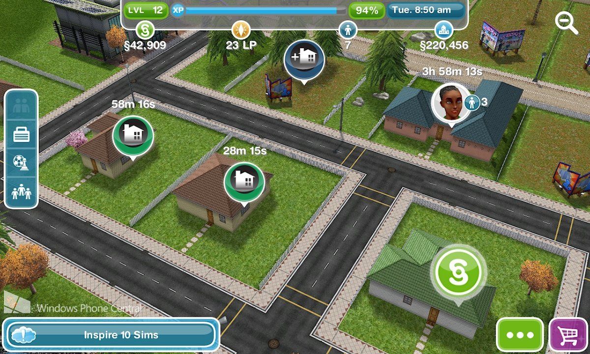 The Sims FreePlay Review: SIMulating life and love on Windows Phone 8 ...