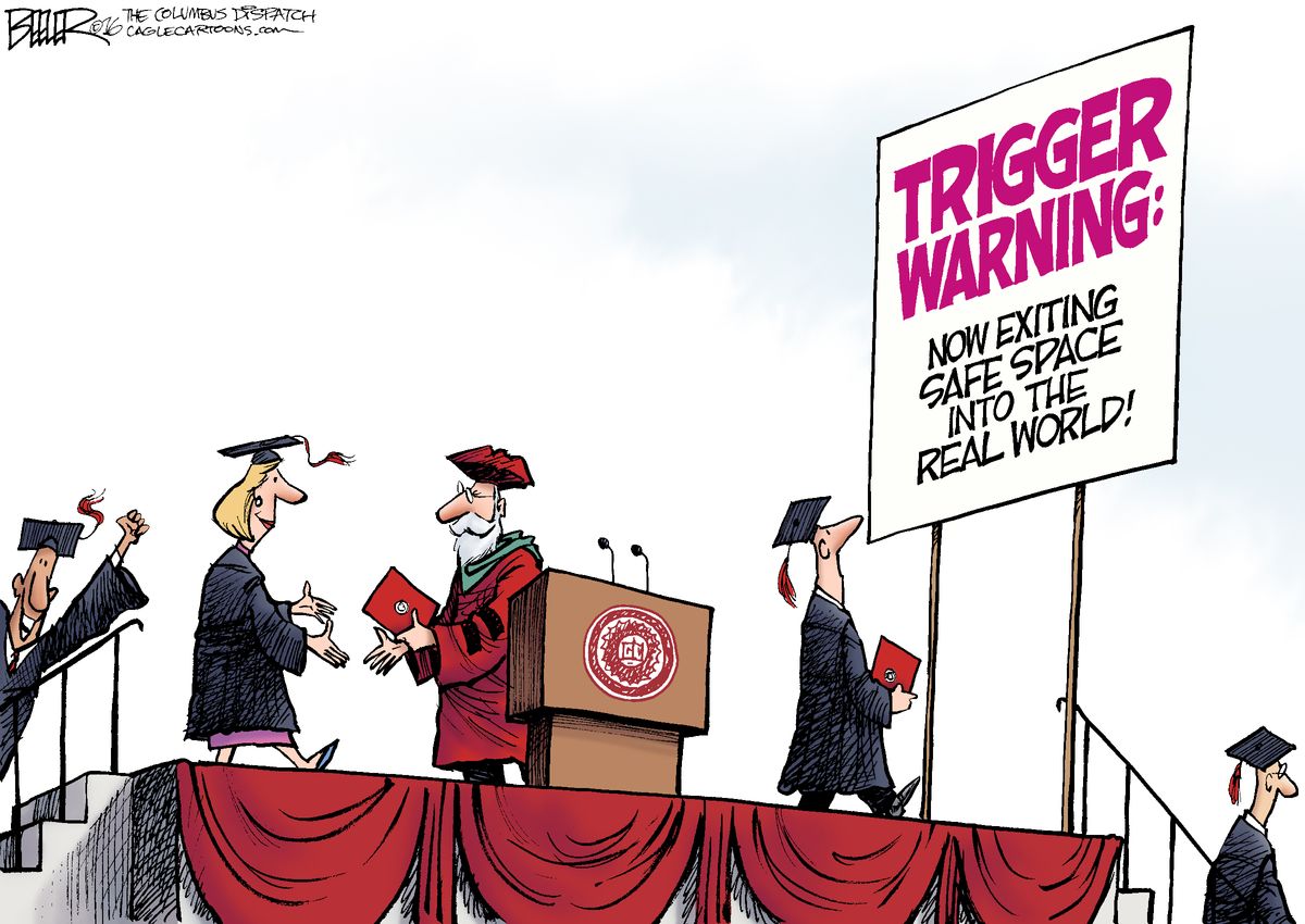 Editorial Cartoon U.S. Safe Space | The Week