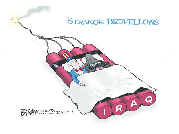 Political cartoon American Iran Iraq | The Week