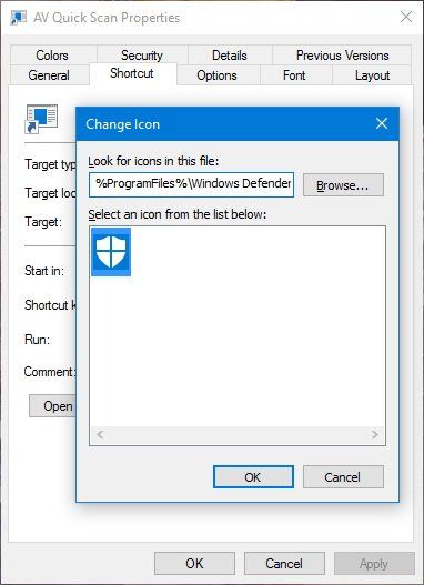 How to create shortcuts to start a Windows Defender scan on Windows 10 ...